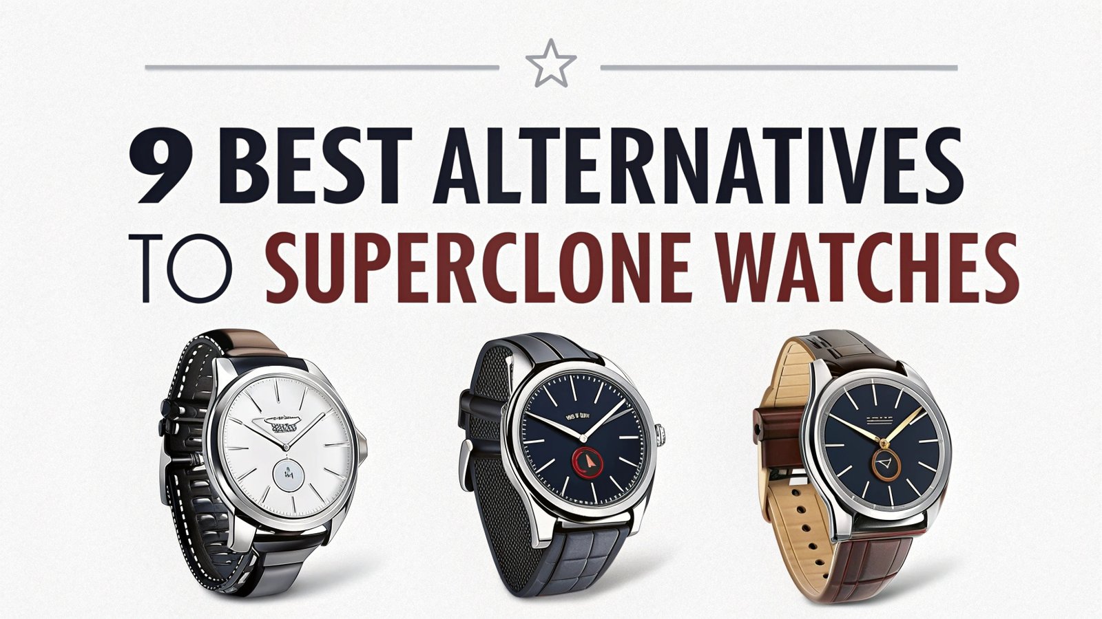 9 Best Alternatives To SuperClone Watches For Style Conscious Buyers ...